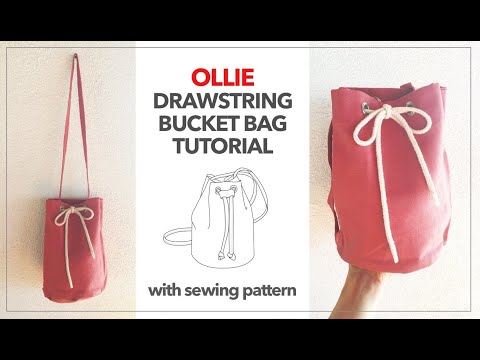 Ollie Bag Tutorial | DIY Drawstring Bucket Bag Sewing Pattern – Fashion ...