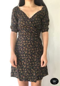 How To Make A Wrap Dress Without A Pattern (Reformation Inspired ...