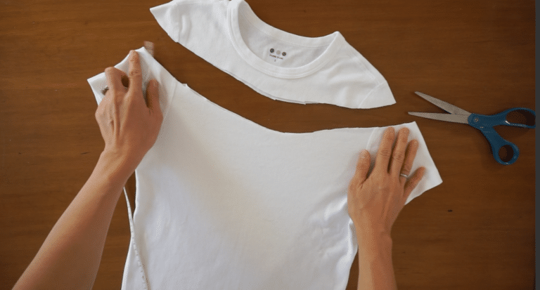 How To Cut Off The Shoulder T-Shirt – Fashion Wanderer