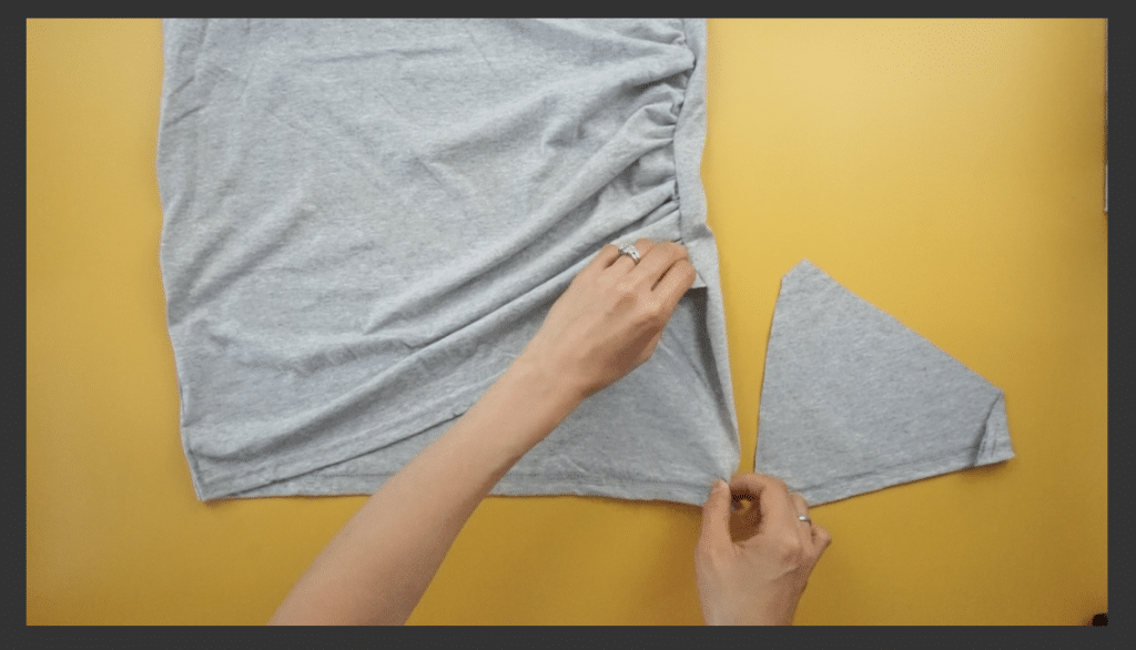 DIY Side Shirring Dress From T-shirt – Fashion Wanderer