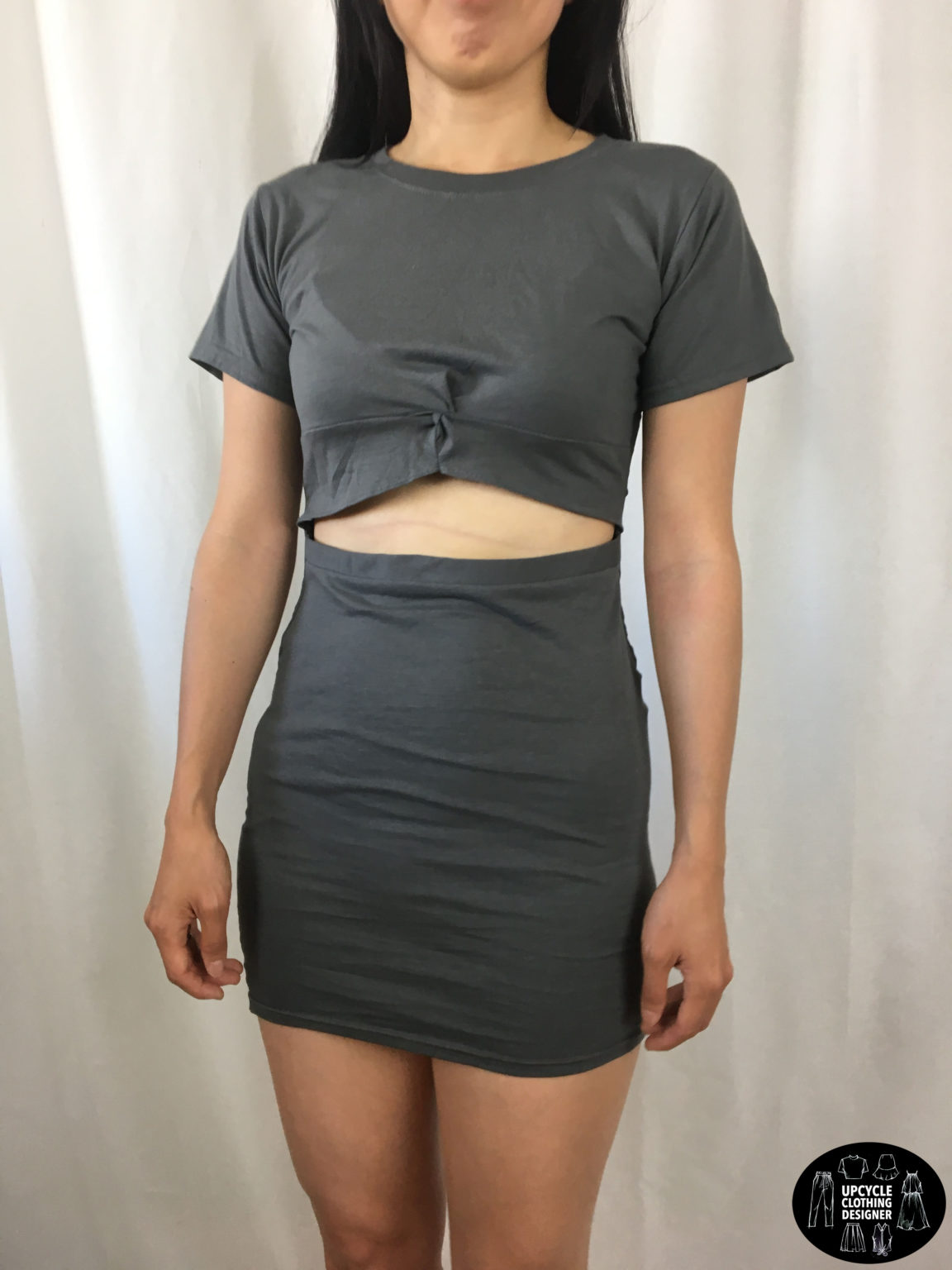 DIY Twist Front Dress From T-shirt – Fashion Wanderer