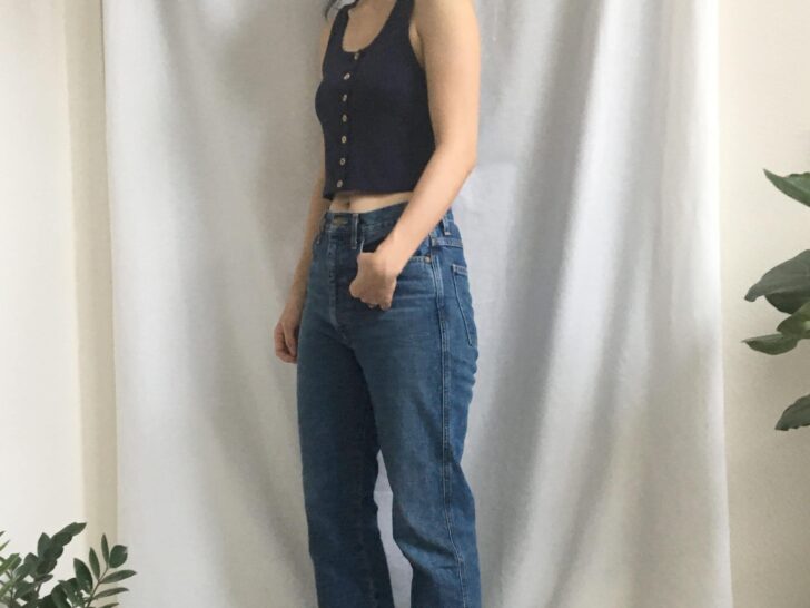 DIY Mock Neck Tank Top – Fashion Wanderer