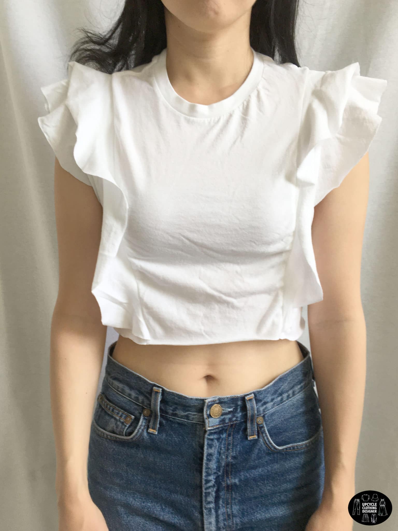 Ruffled Crop Top From T-Shirt – Fashion Wanderer