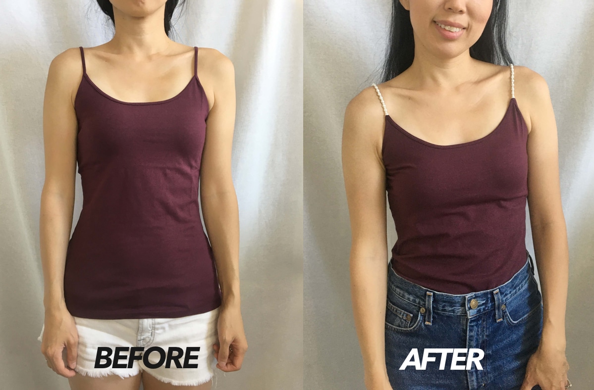 No Sew Pearl Strap Cami Top – Fashion Wanderer