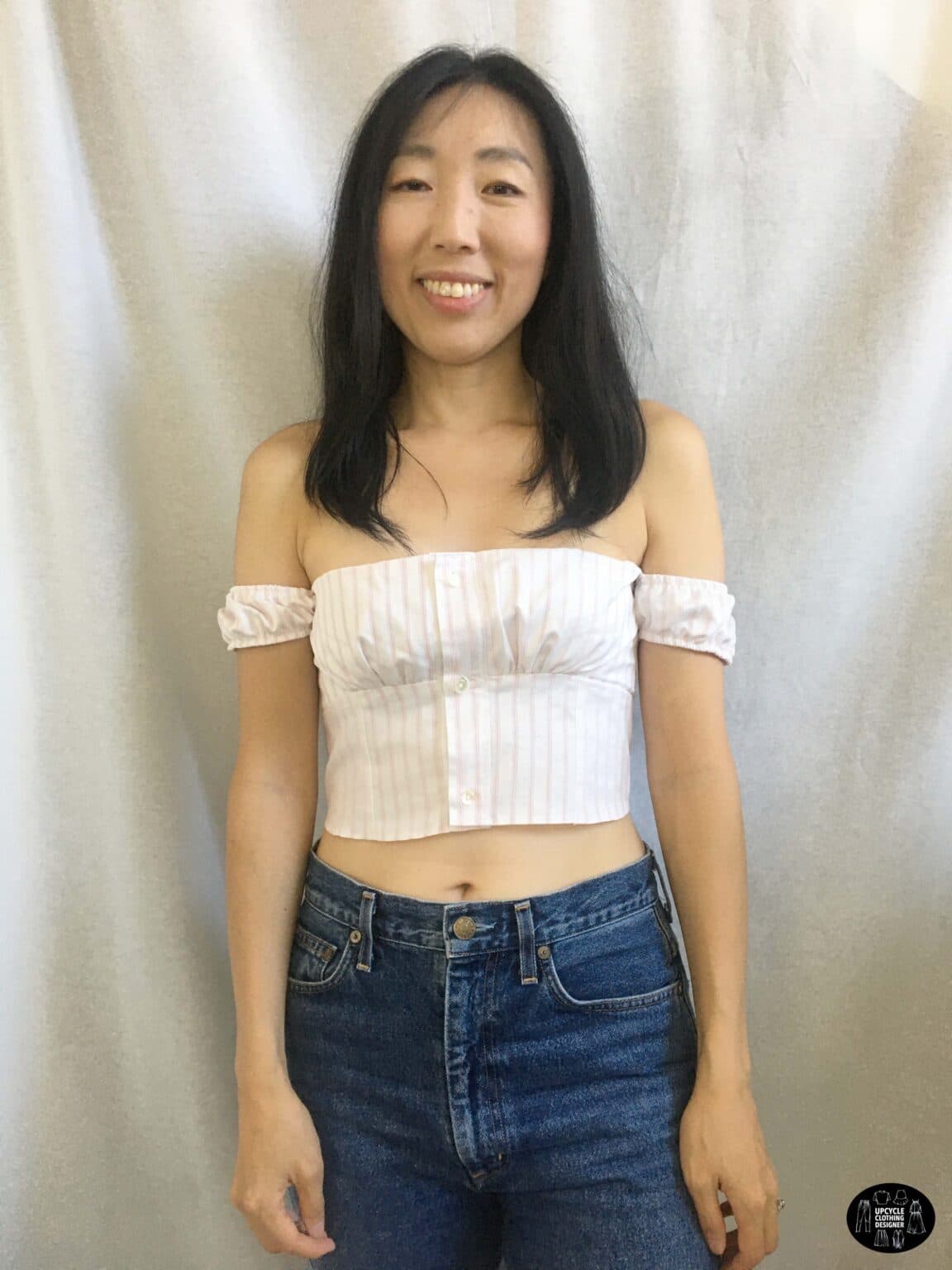 Off The Shoulder Top From Men’s Shirt – Fashion Wanderer