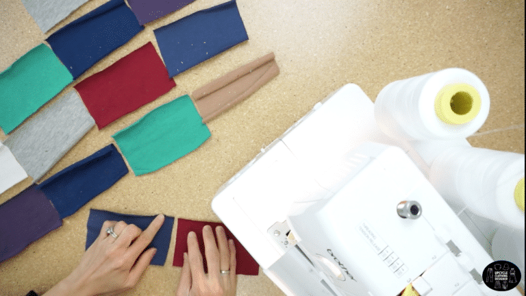 DIY Patchwork Cropped Hoodie Sweatshirt (With Free Sewing Pattern ...