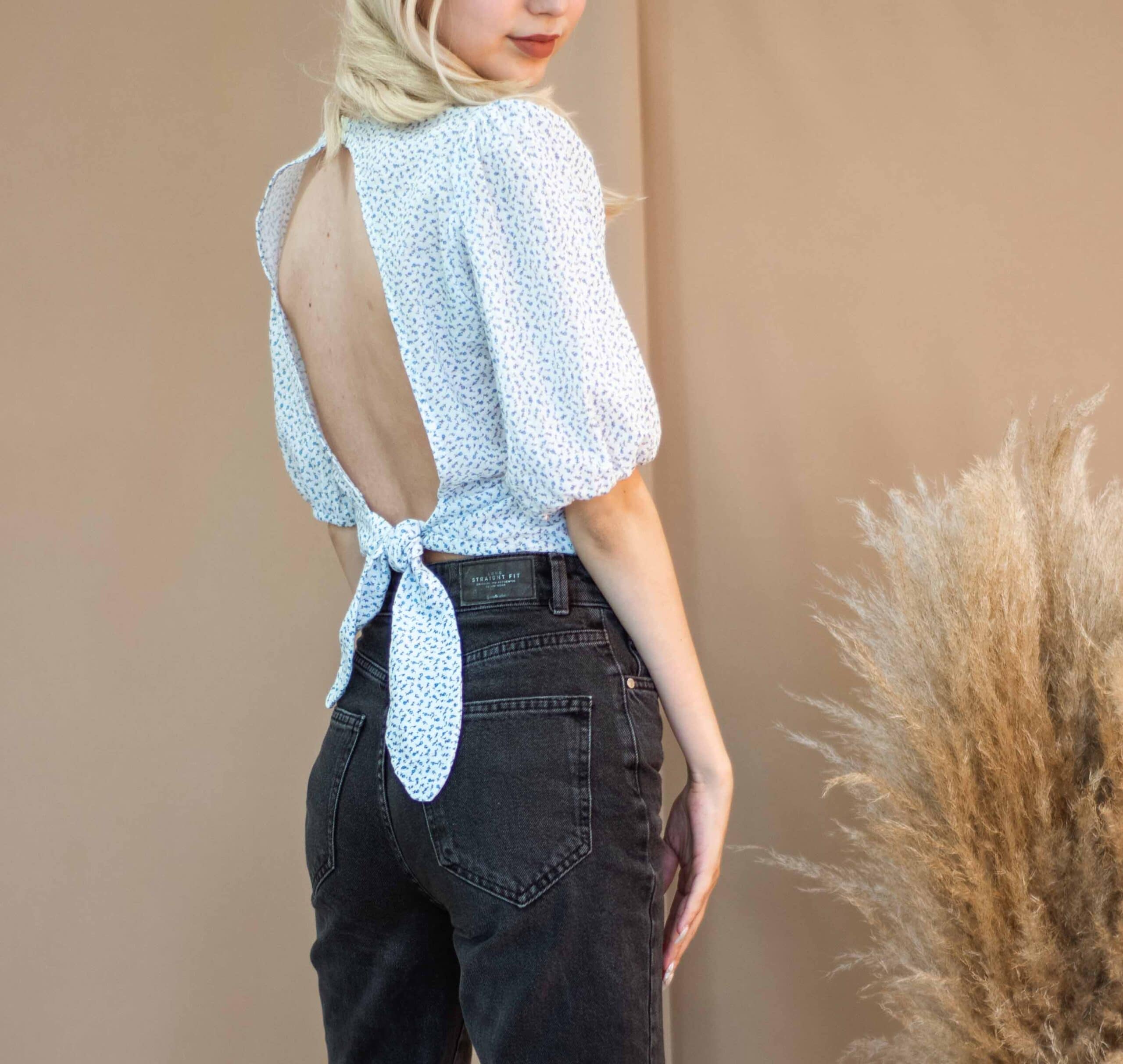 Alyvia Puff Sleeve Top Tutorial With Sewing Pattern – Fashion Wanderer