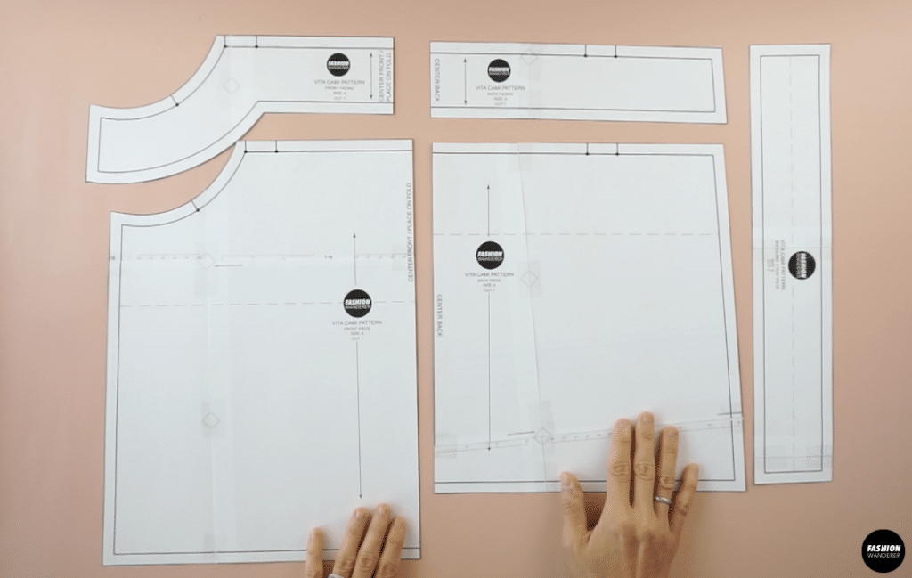 How To Assemble PDF Sewing Pattern – Fashion Wanderer