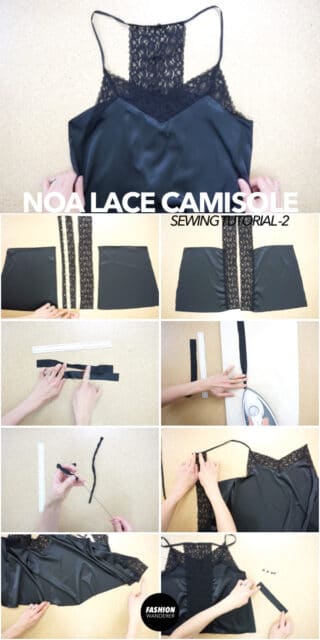 Noa Lace Camisole Tutorial With Sewing Pattern – Fashion Wanderer