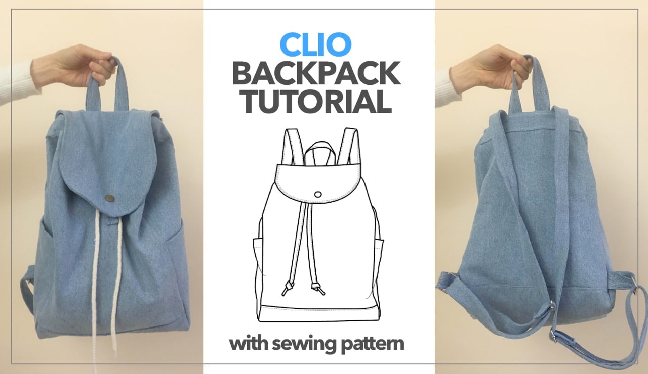 Clio Backpack Tutorial | DIY Backpack From Old Jeans – Fashion Wanderer