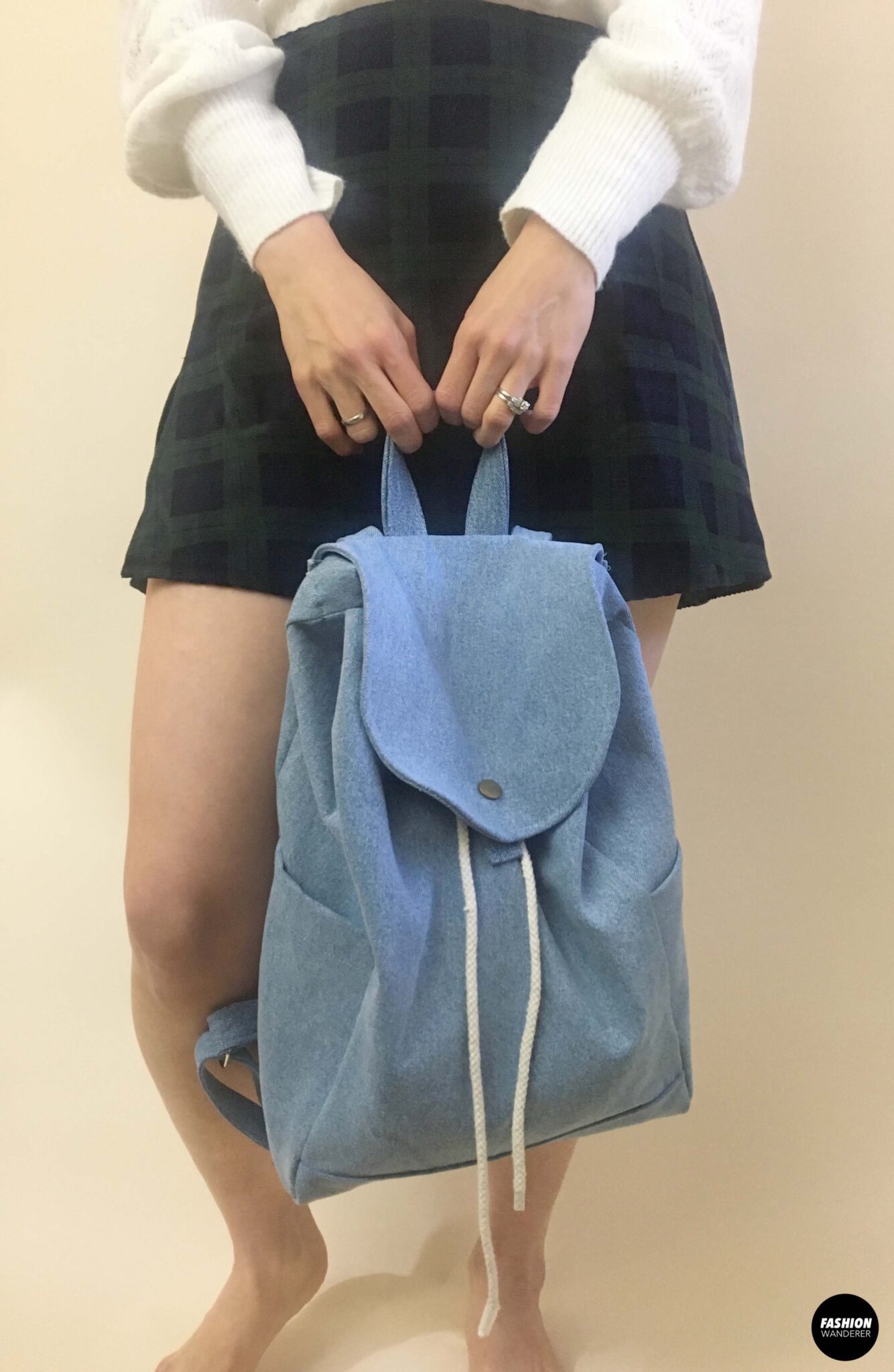 Clio Backpack Tutorial | DIY Backpack From Old Jeans – Fashion Wanderer