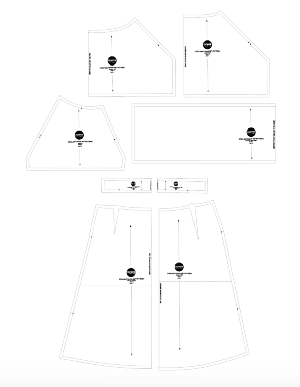 Cora Matching Set Tutorial | DIY Crop Top Midi Skirt Set – Fashion Wanderer