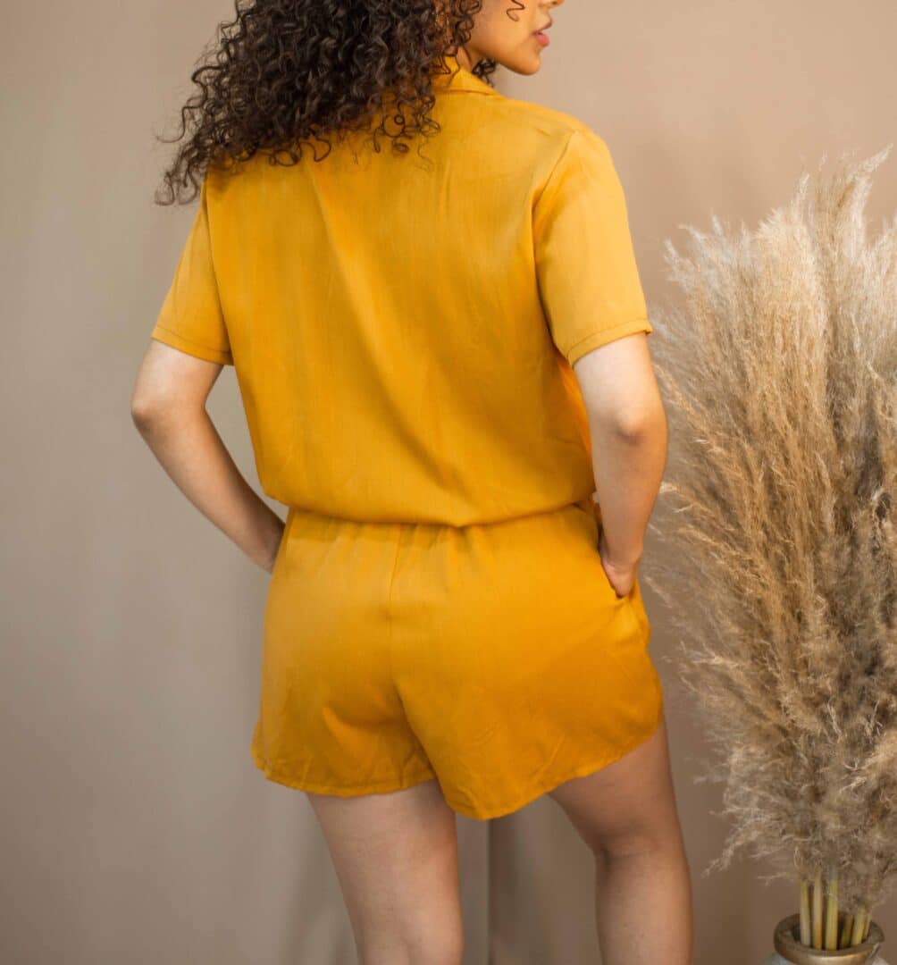 Joelle Romper Tutorial | DIY Button Front Romper – Fashion Wanderer