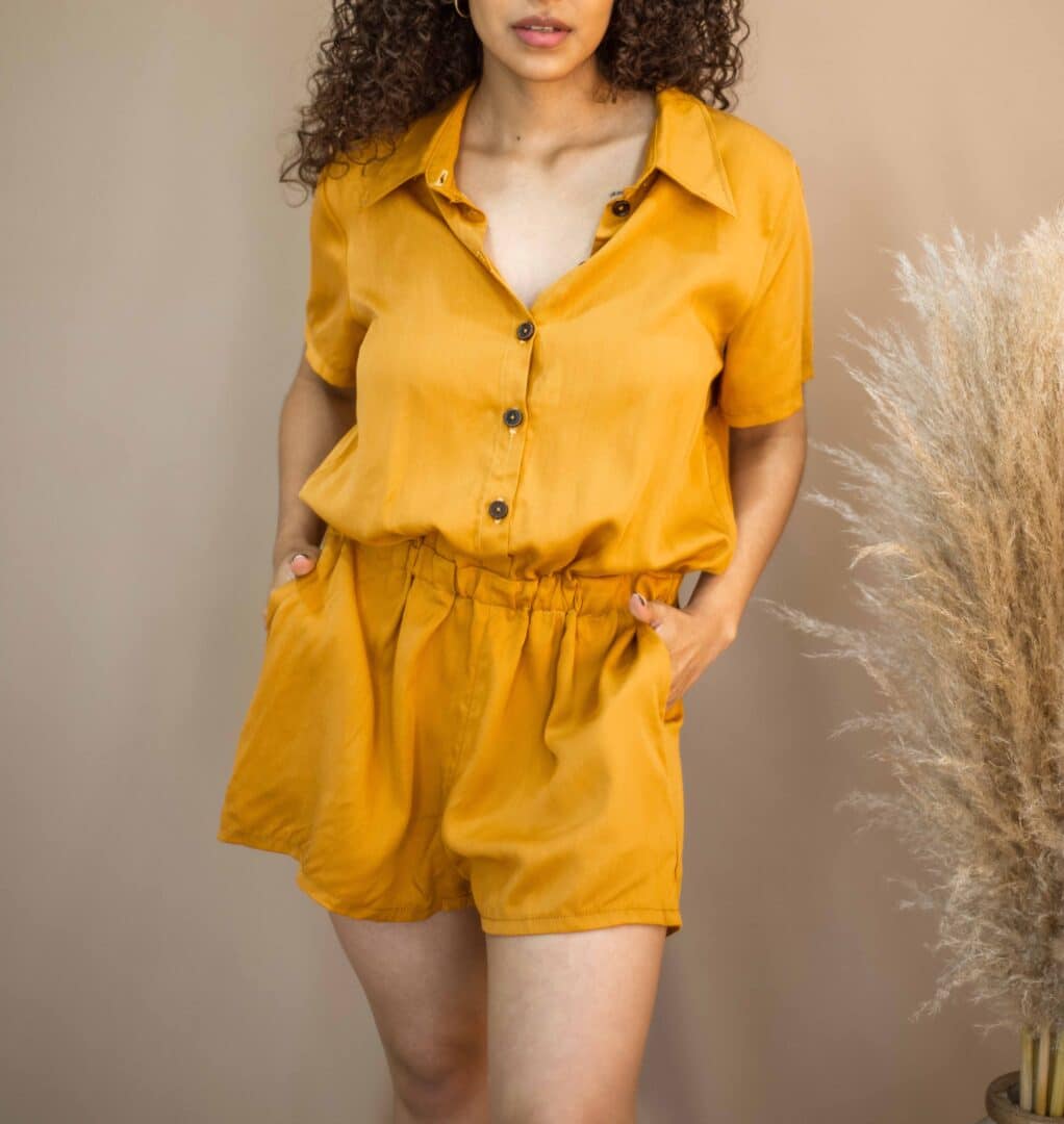 Joelle Romper Tutorial | DIY Button Front Romper – Fashion Wanderer