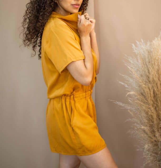 Joelle Romper Tutorial | DIY Button Front Romper – Fashion Wanderer