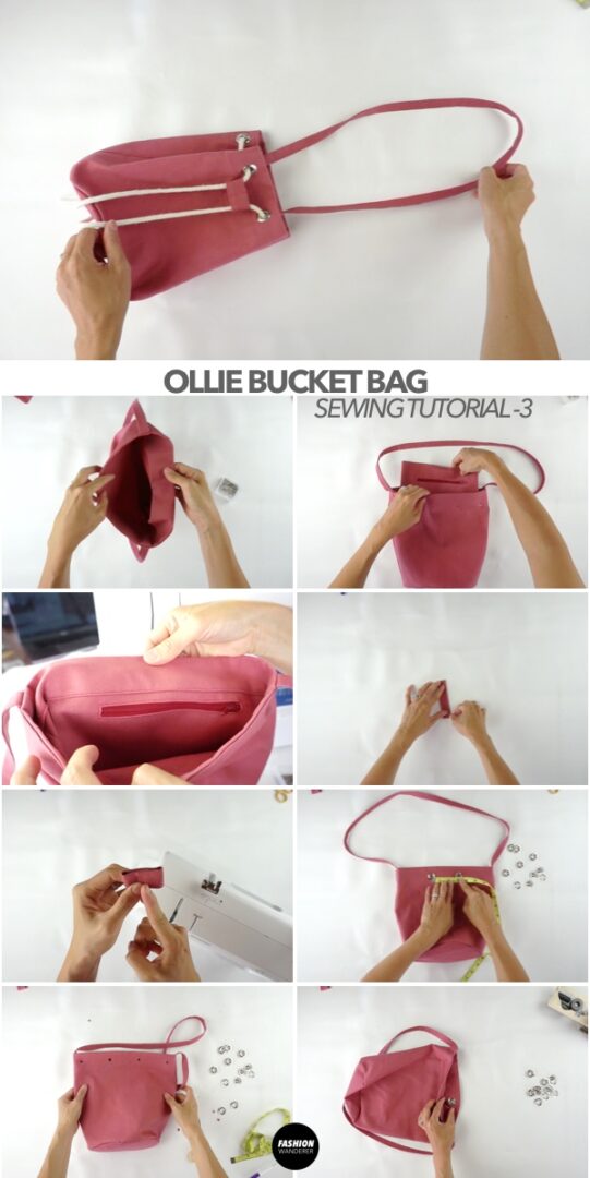 Ollie Bag Tutorial | DIY Drawstring Bucket Bag Sewing Pattern – Fashion Wanderer