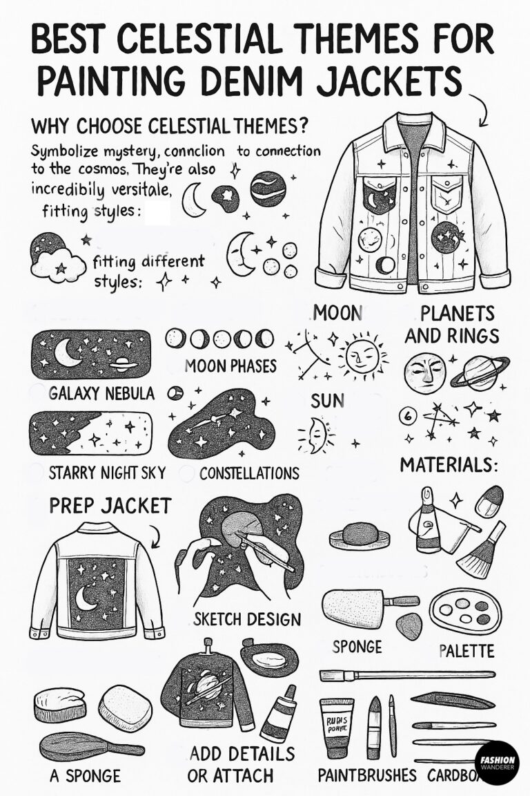 Best Celestial Themes for Painting Denim Jackets: Step-by-Step ...