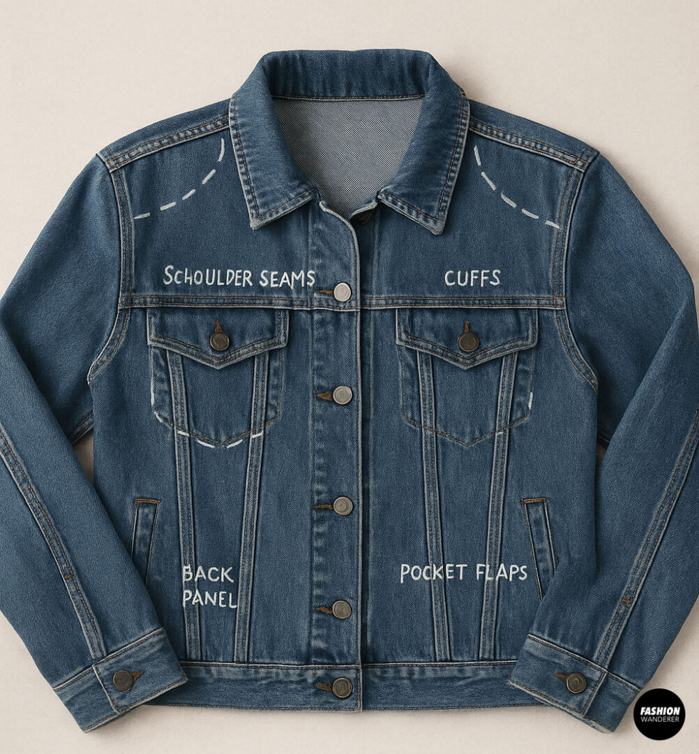 How to Use Studs and Safety Pins on a Denim Jacket: Step-by-Step DIY ...