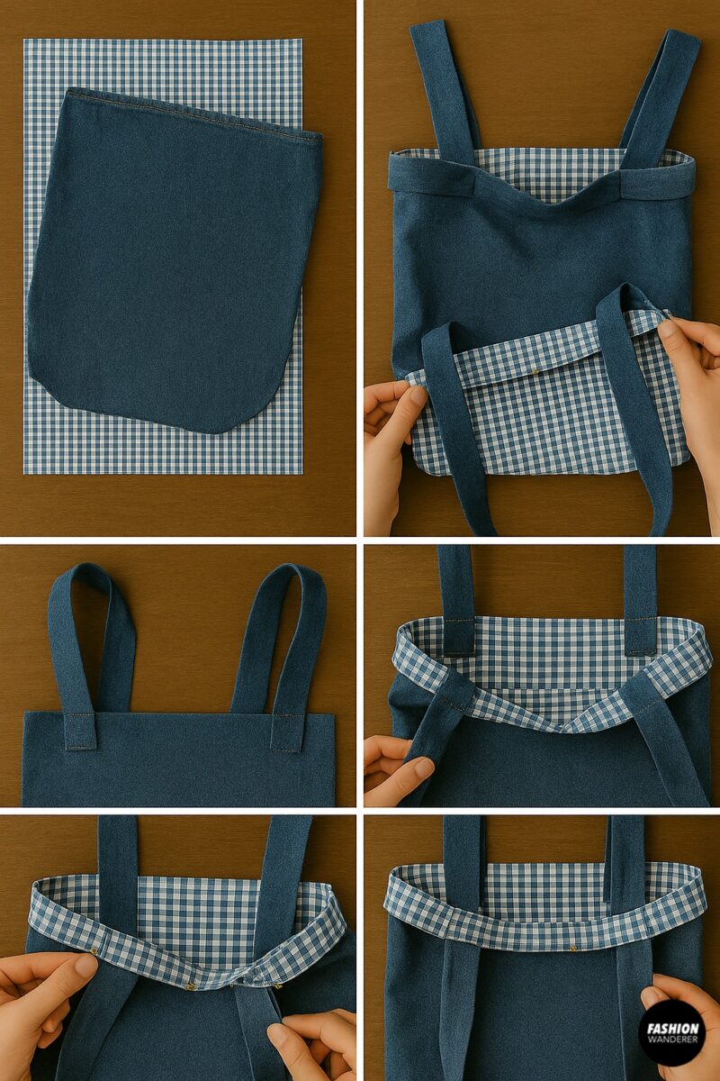 How to Make a Reversible Tote Bag from Two Old Shirts (Zero Waste DIY ...