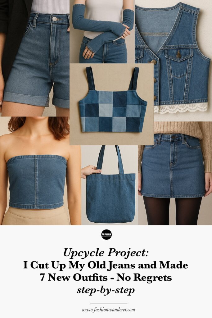 I Cut Up My Old Jeans and Made 7 New Outfits—No Regrets – Fashion Wanderer