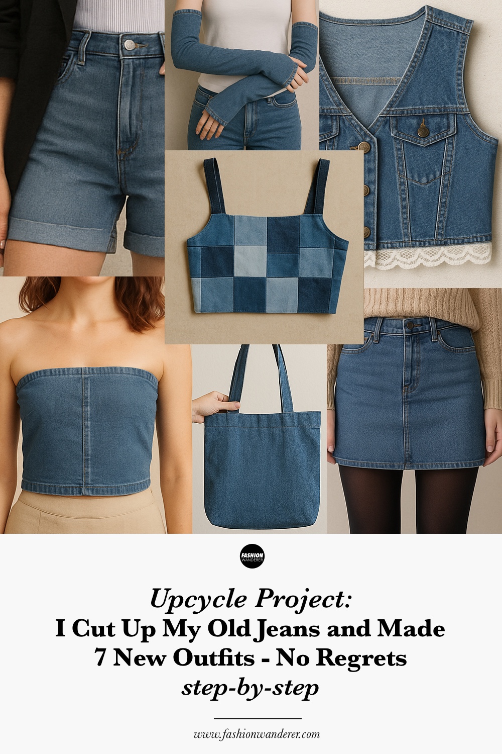 I Cut Up My Old Jeans and Made 7 New Outfits—No Regrets – Fashion Wanderer